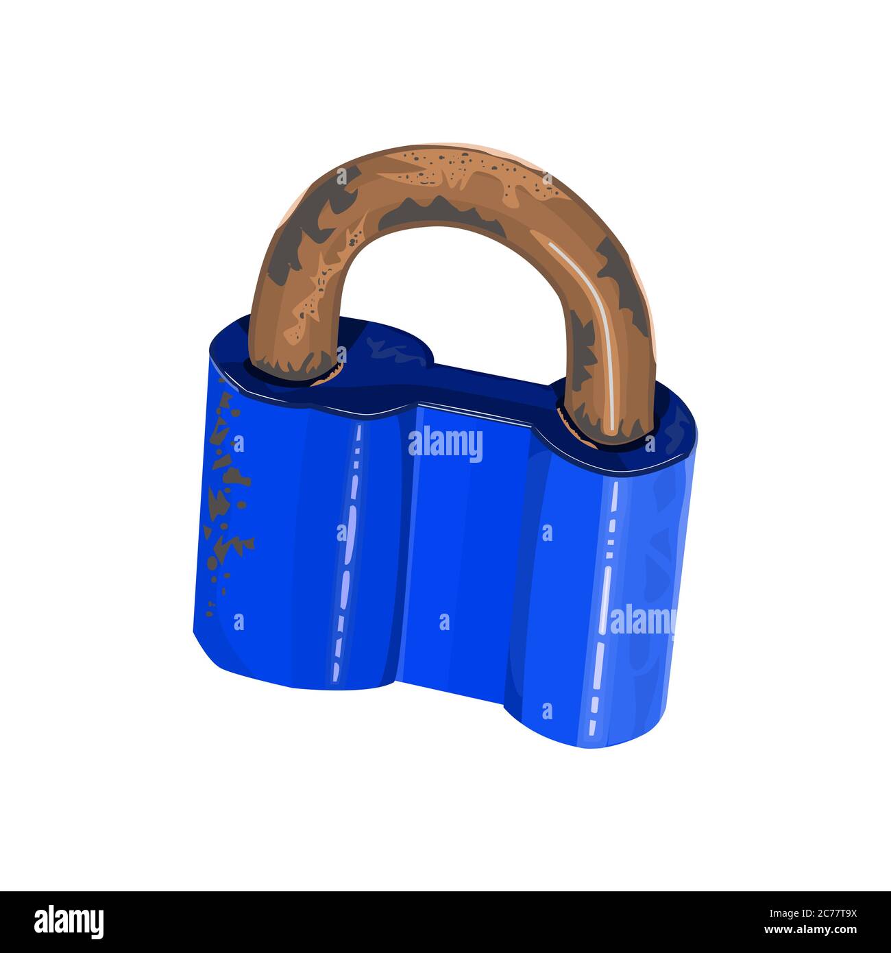 Closed metal blue vintage Stock Vector Images - Alamy