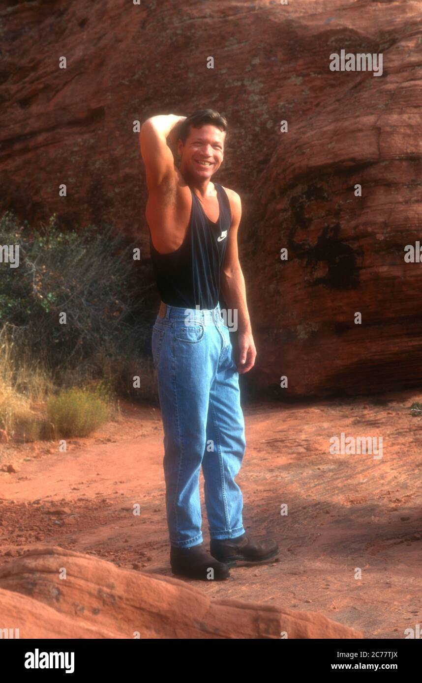 Las Vegas, Nevada, USA 25th November 1995 (Exclusive) Steve Block poses ...