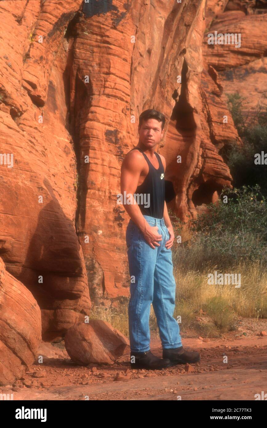 Las Vegas, Nevada, USA 25th November 1995 (Exclusive) Steve Block poses ...