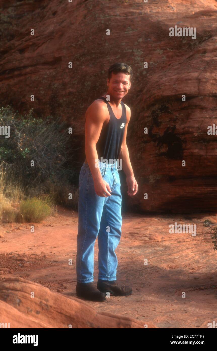 Las Vegas, Nevada, USA 25th November 1995 (Exclusive) Steve Block poses ...