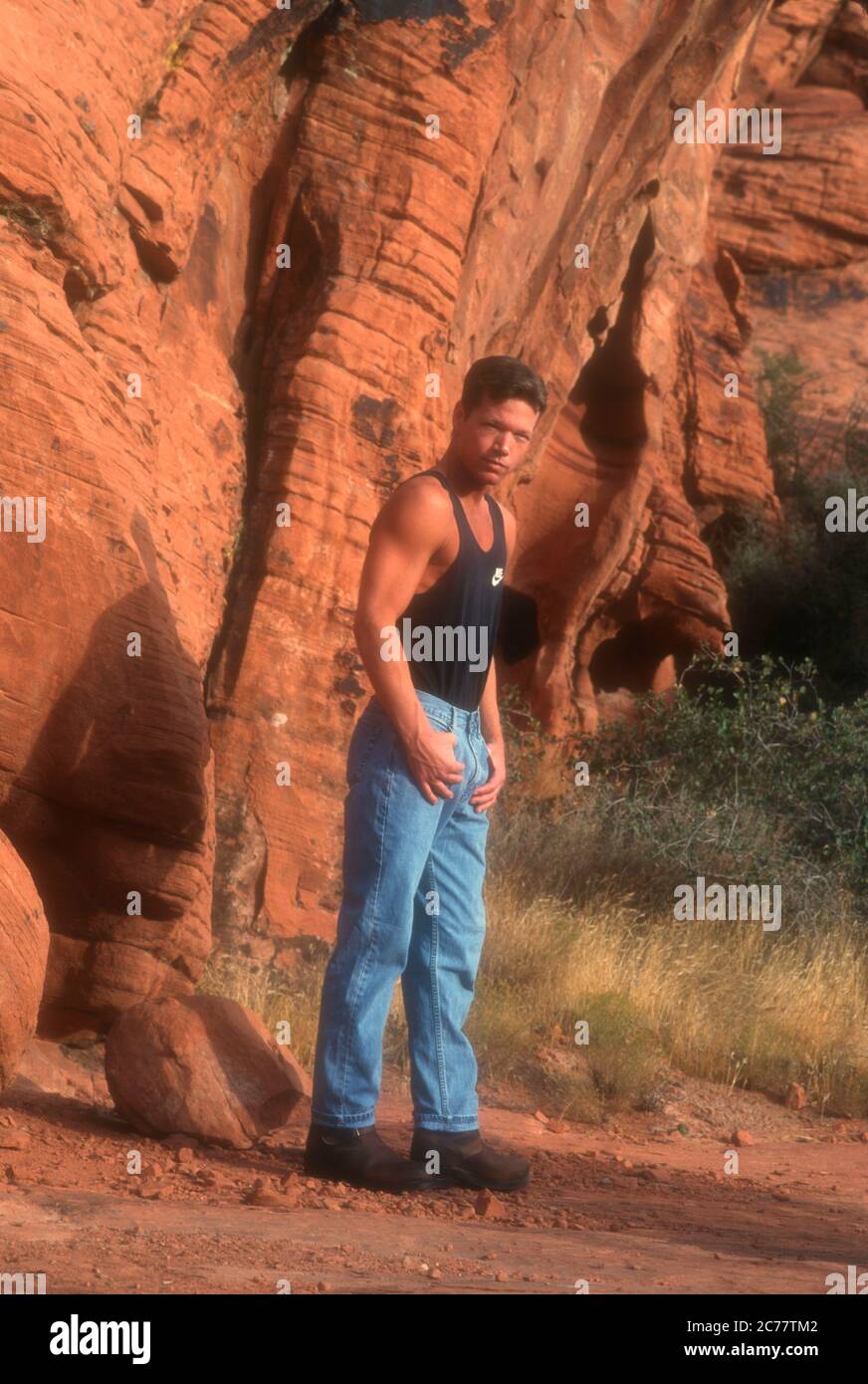 Las Vegas, Nevada, USA 25th November 1995 (Exclusive) Steve Block poses ...