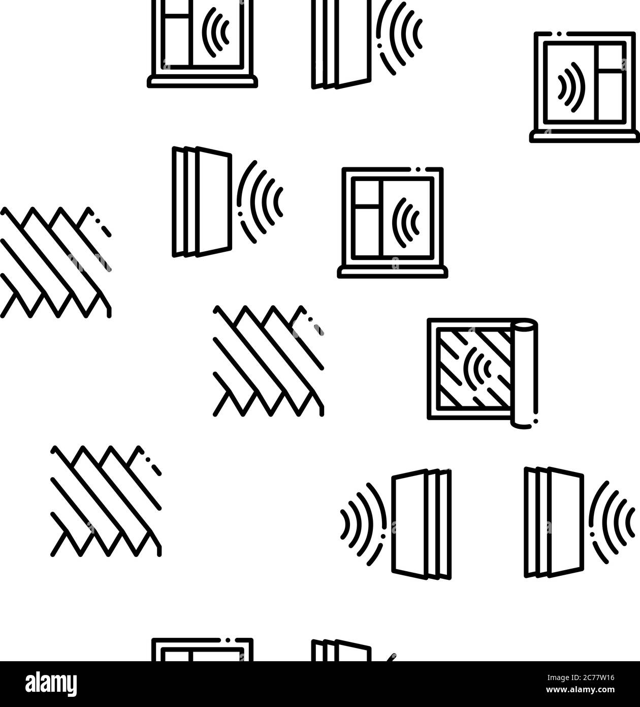 Soundproofing Building Material Icons Set Vector Stock Vector Image ...