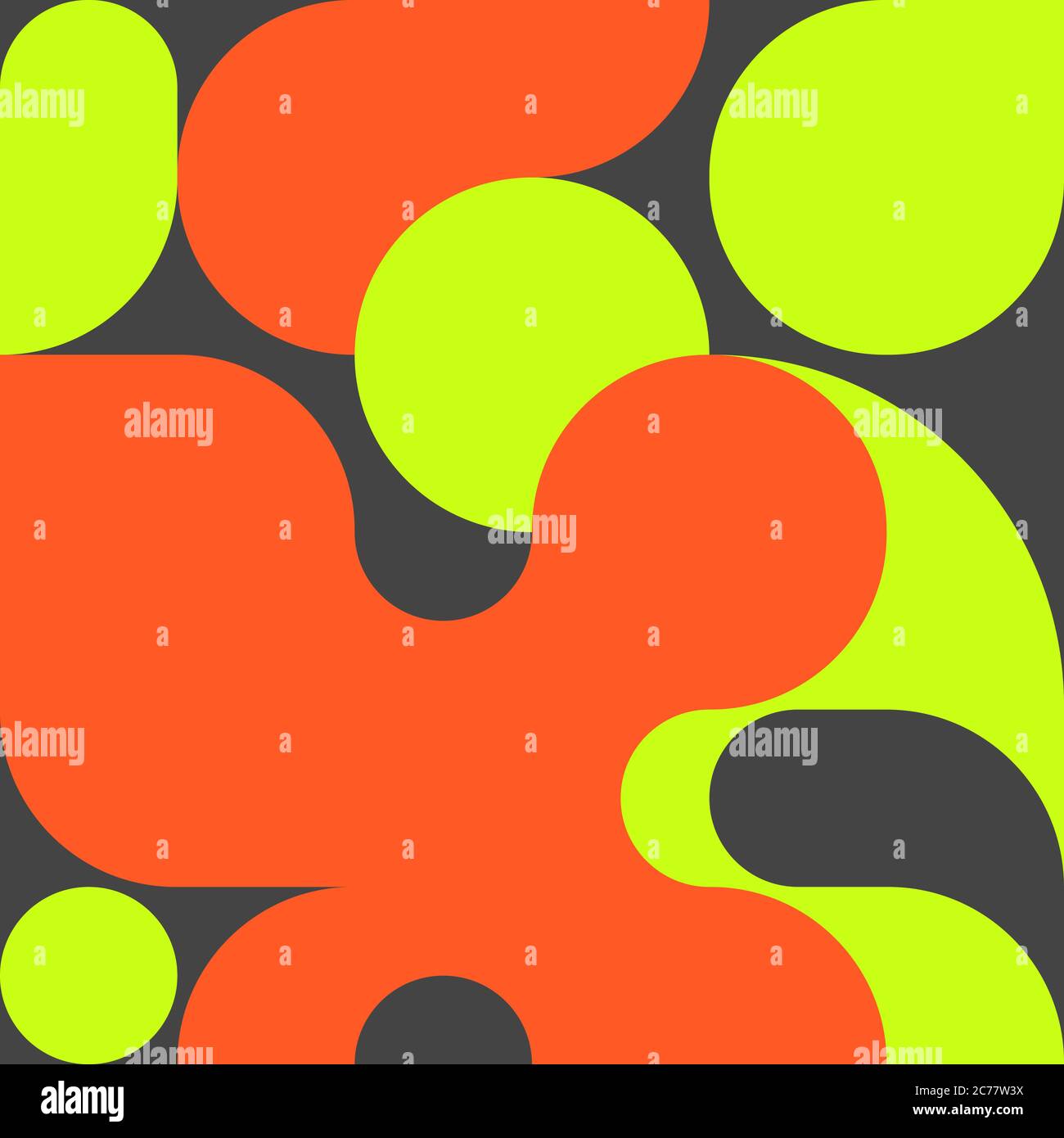 Background with geometric round shapes in Bauhaus style, geometric ...