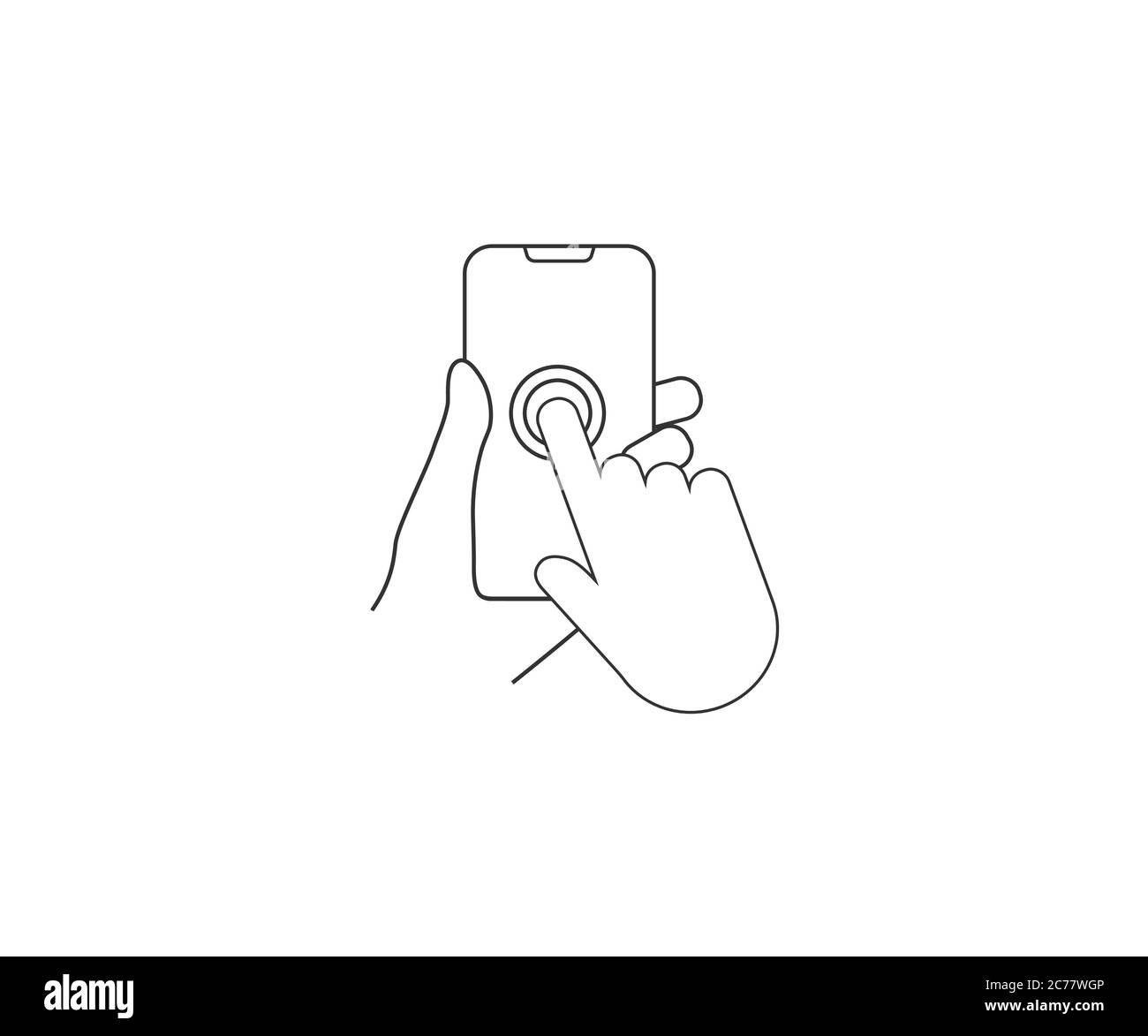 Push tap Stock Vector Images - Alamy