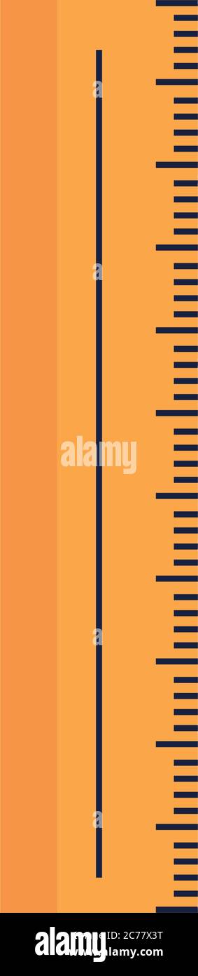 Isolated ruler instrument vector design Stock Vector Image & Art - Alamy