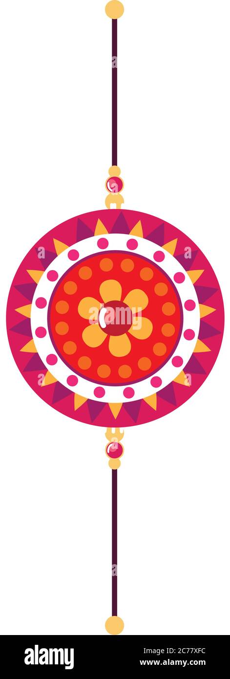 beautiful rakhi for indian festival vector ilustration design Stock ...