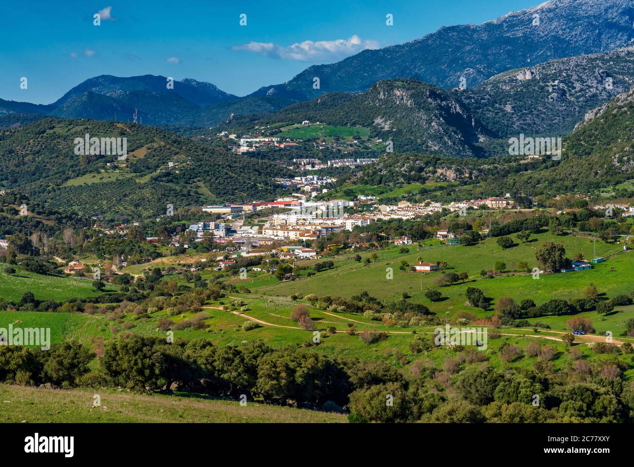 Ubrique, Cadiz. This village is part of the pueblos blancos, white ...