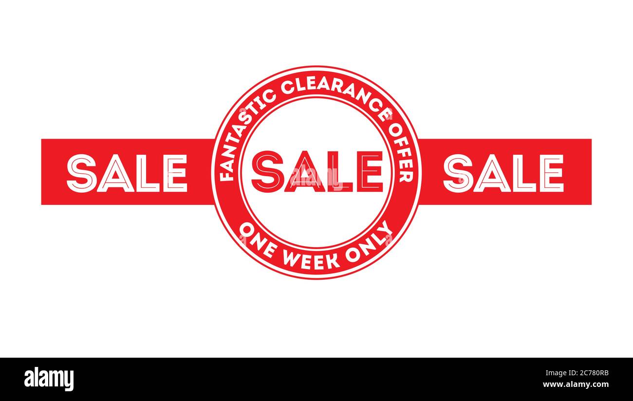 Sale. Tag for advertisement isolated on white background. Vector ...