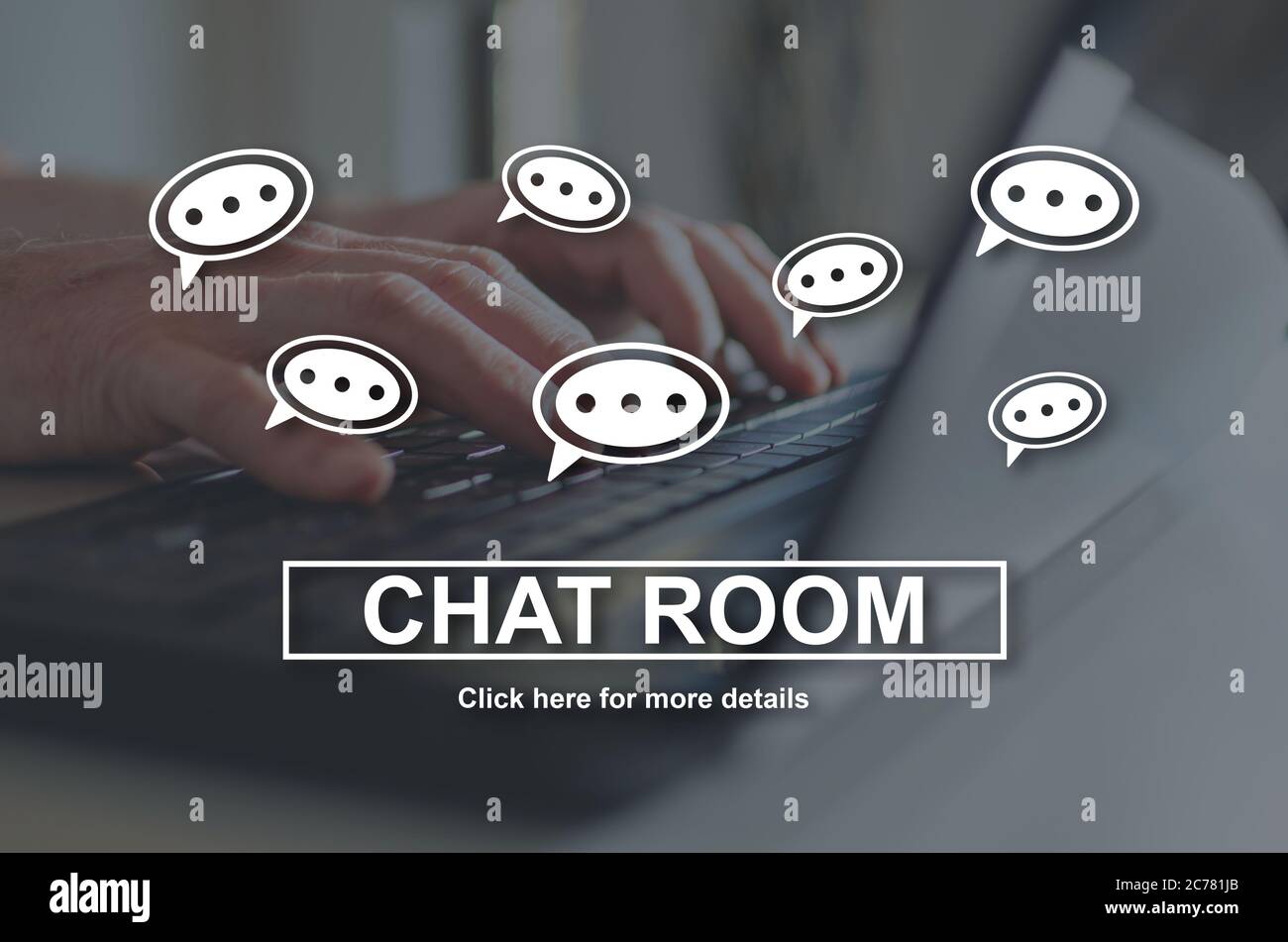 Chat room background hi-res stock photography and images - Alamy