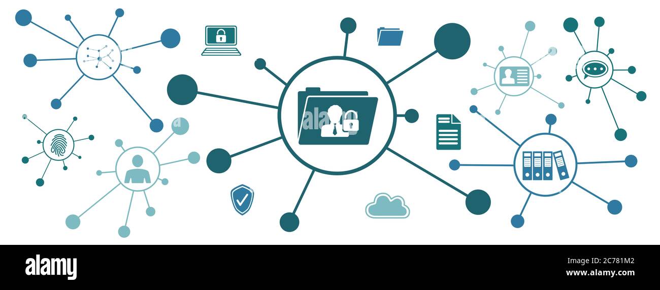 Lock data security icons Cut Out Stock Images & Pictures - Alamy