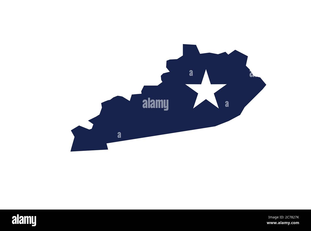 Kentucky map Stock Vector Images - Alamy