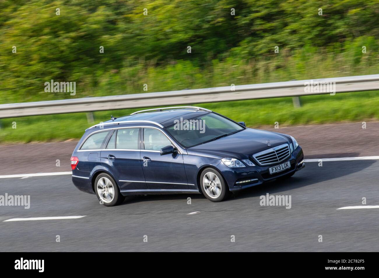 2013 Mercedes-Benz E350 Avantg-De CDI Bluecy; Vehicular traffic moving ...
