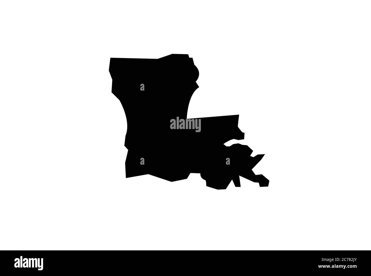 Louisiana map state vector illustration Stock Vector Image & Art - Alamy