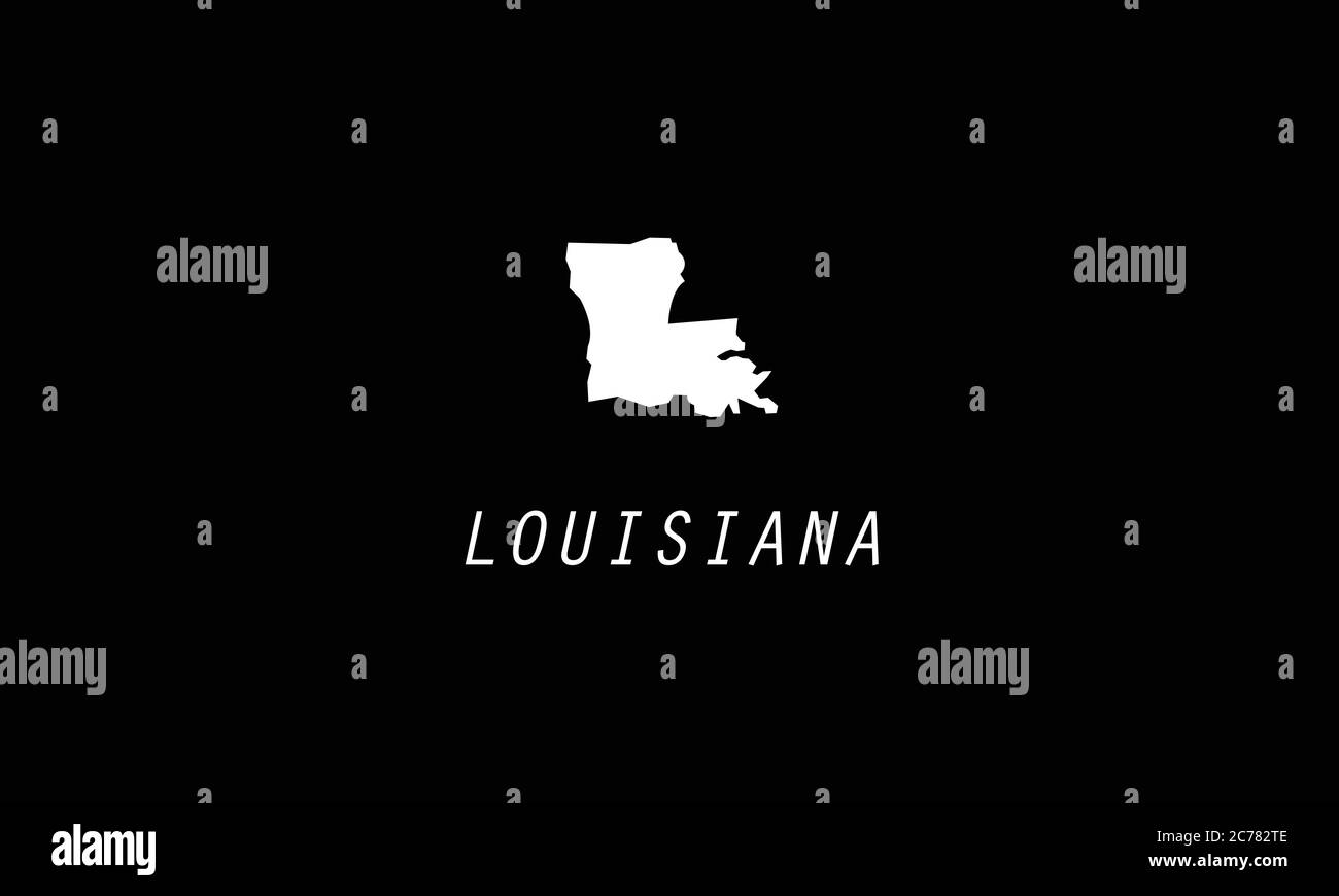 Louisiana map state vector illustration Stock Vector Image & Art - Alamy