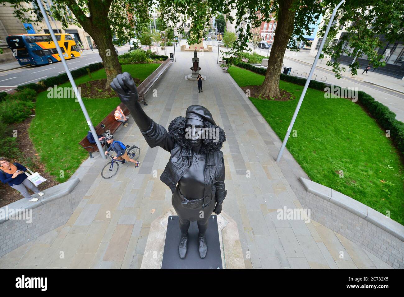 A Surge of Power (Jen Reid) 2020, by prominent British sculptor Marc ...