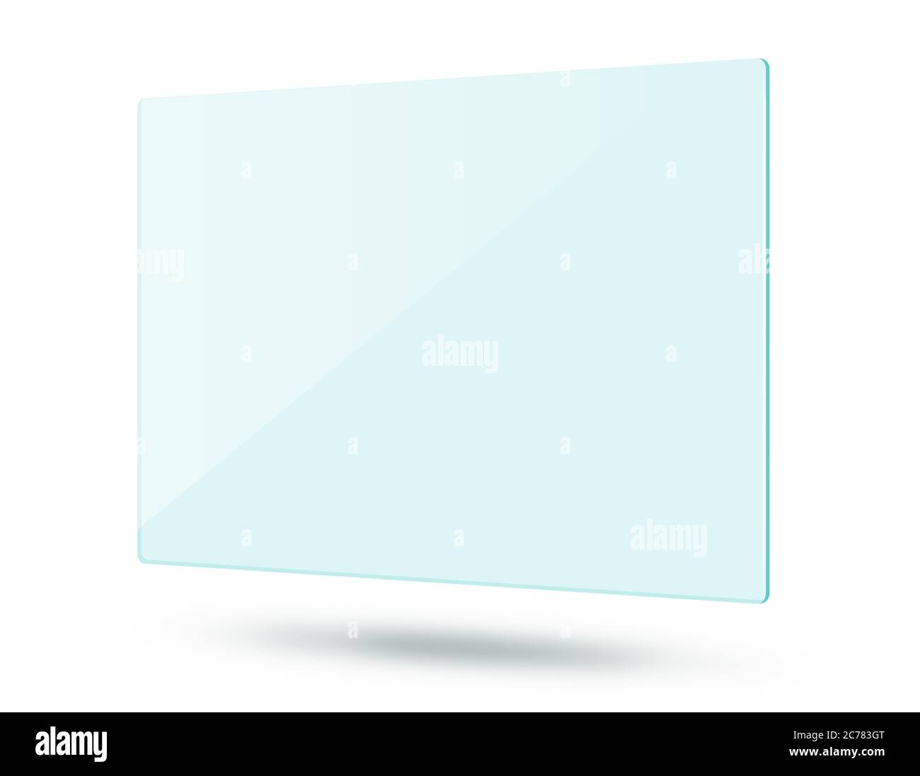 Blank glass screen Stock Photo - Alamy