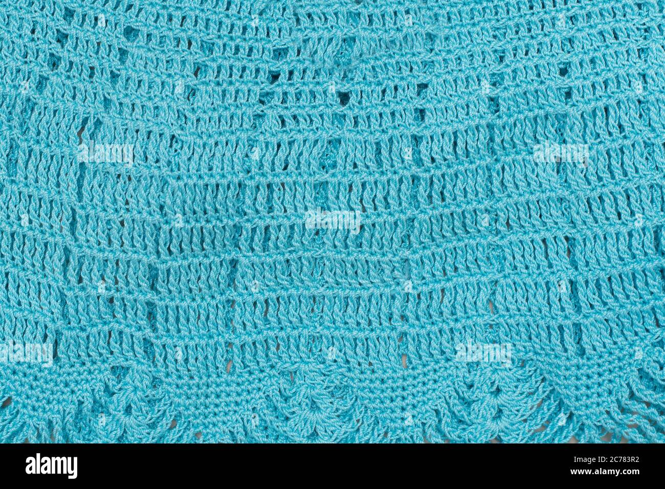 Knitted texture turquoise color hi-res stock photography and images - Alamy