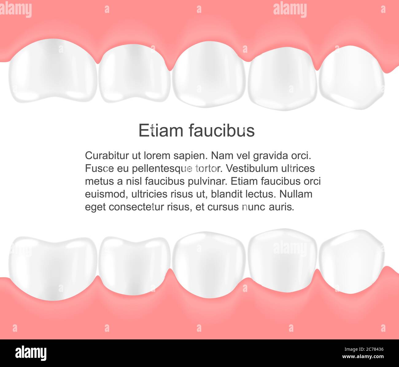 Illustration in concept dental Stock Vector Images - Alamy