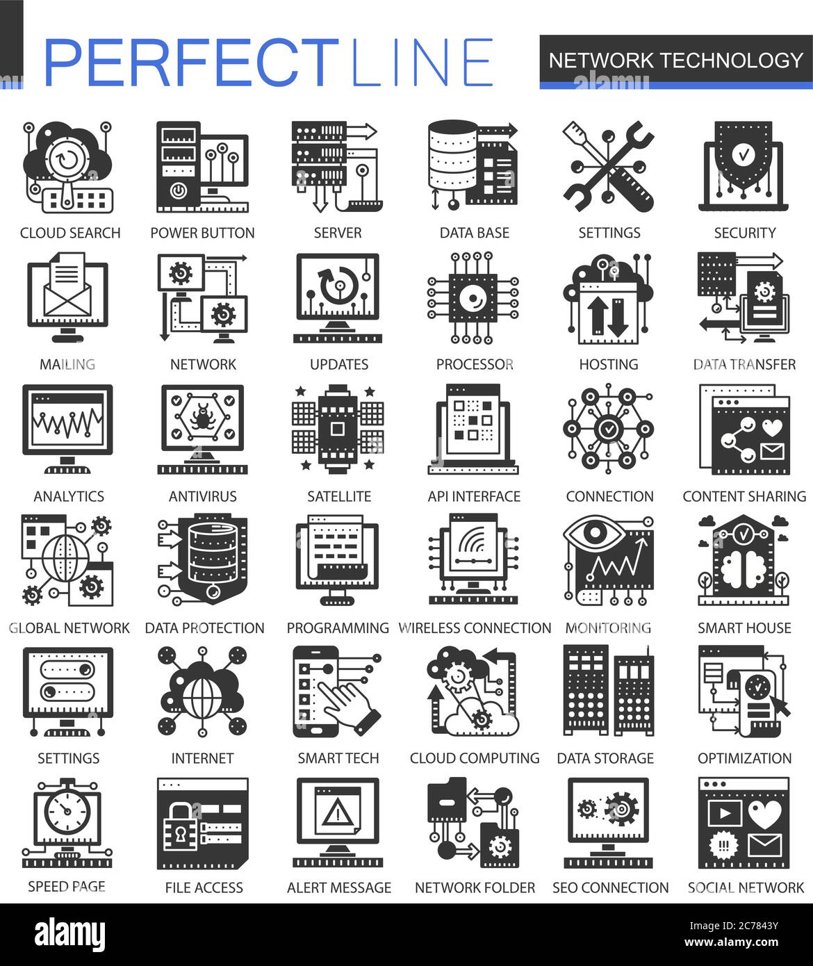Infographic science technology symbols illustration hi-res stock ...