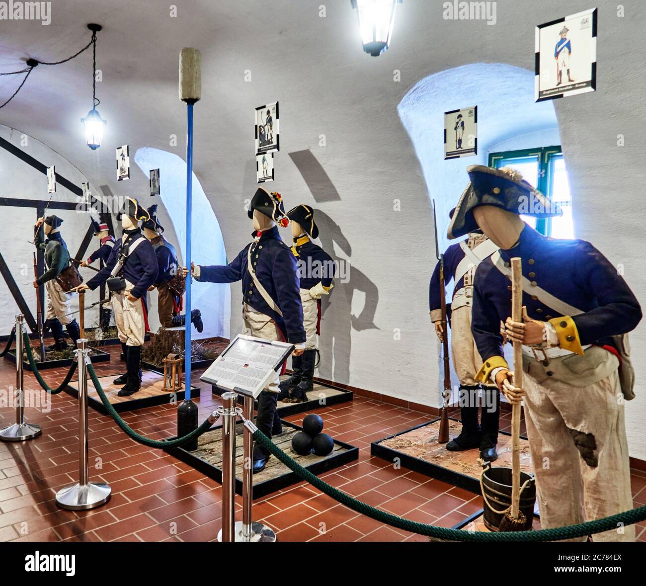 Poland.Lower Silesian Klodzko city. The military museum is inside the ...