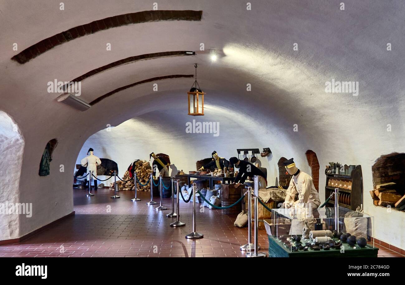 Poland.Lower Silesian Klodzko city. The military museum is inside the ...