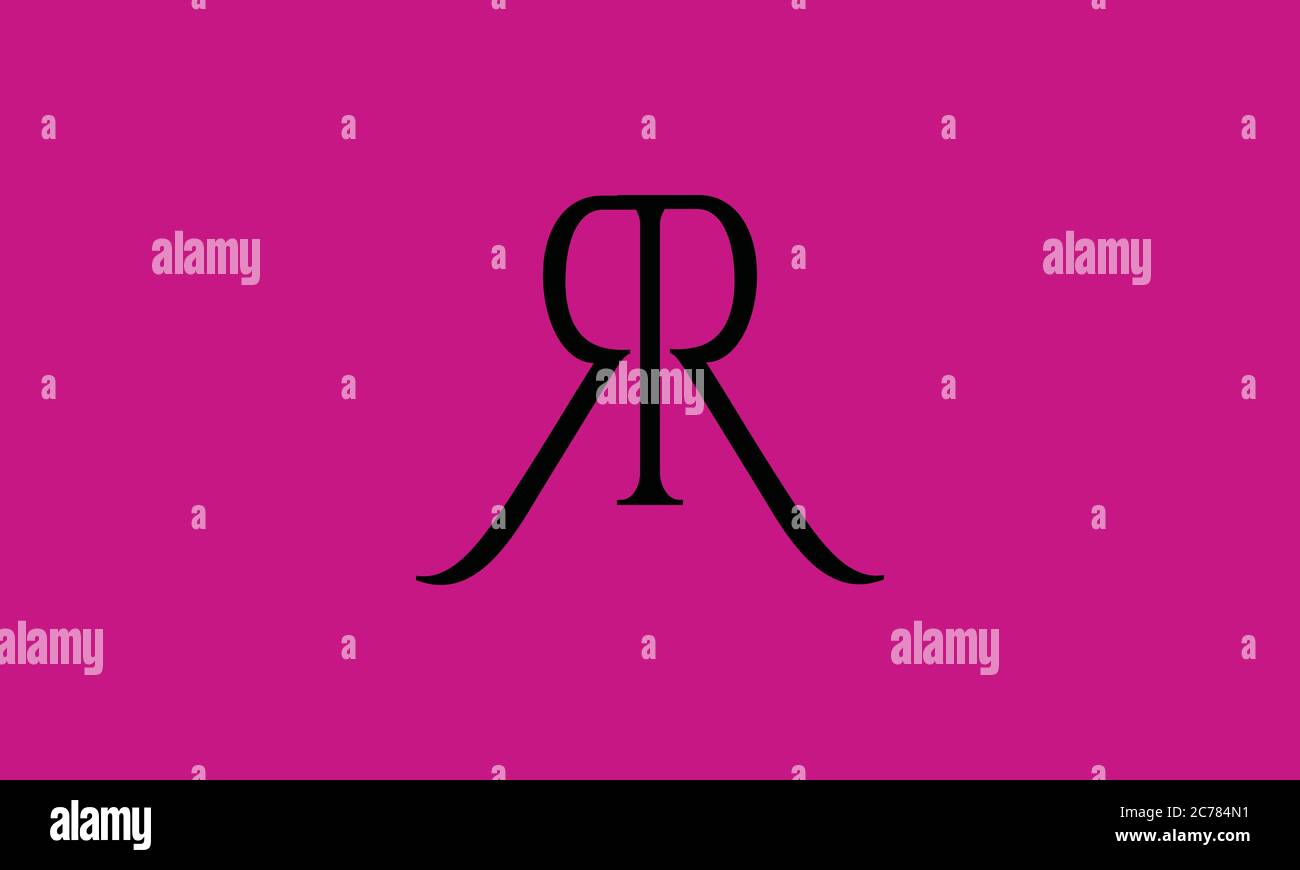 Rr letter logo hi-res stock photography and images - Alamy