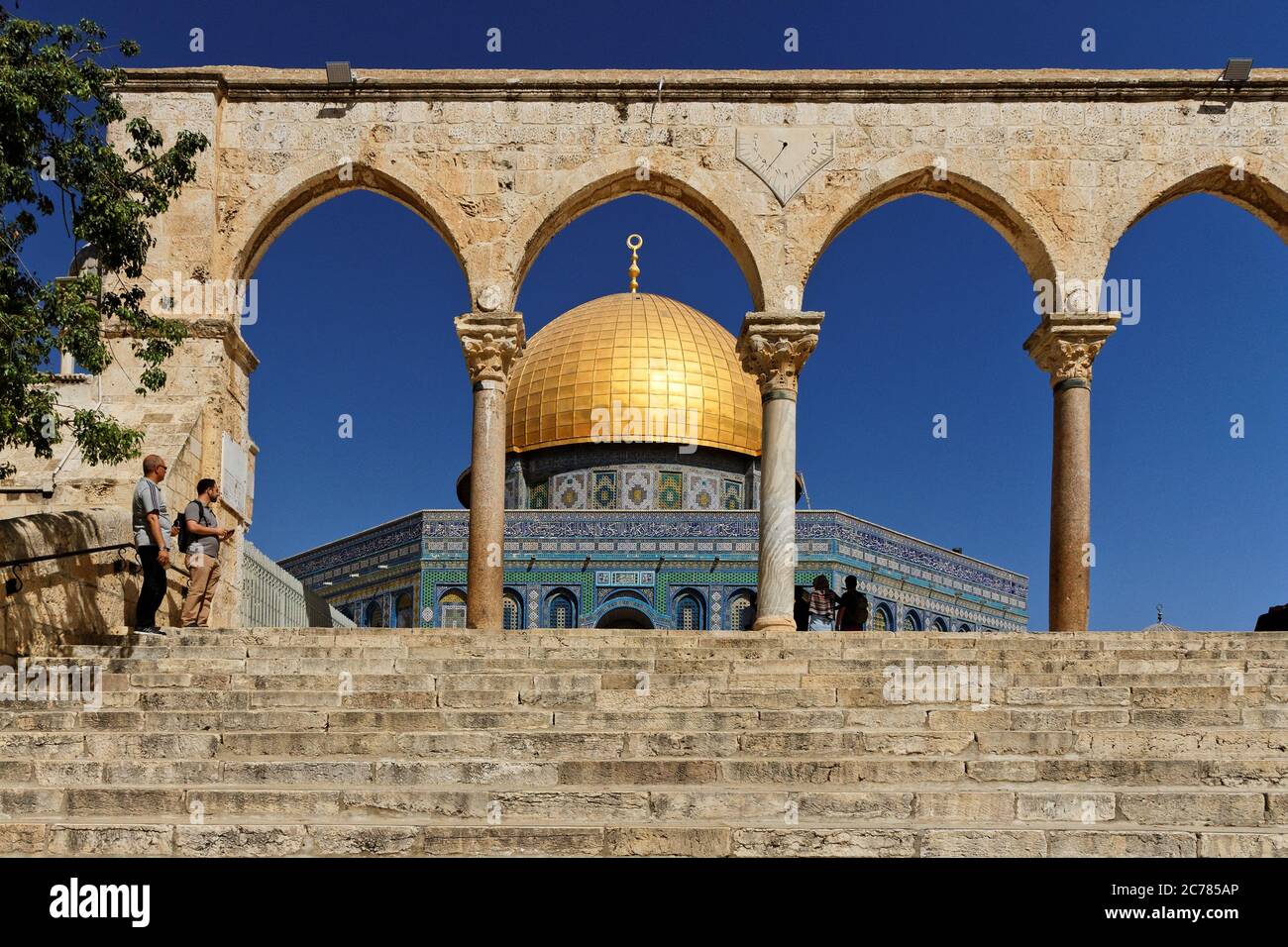 Jerusalem,Israel,Oct,16,2016:Old Arabic Arches and stairs at the ...