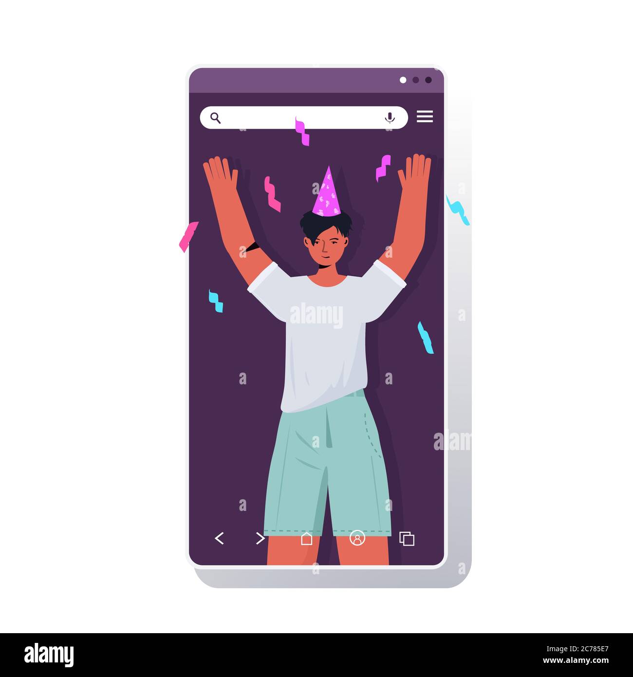 Vertical video happy girl celebrating hi-res stock photography and ...