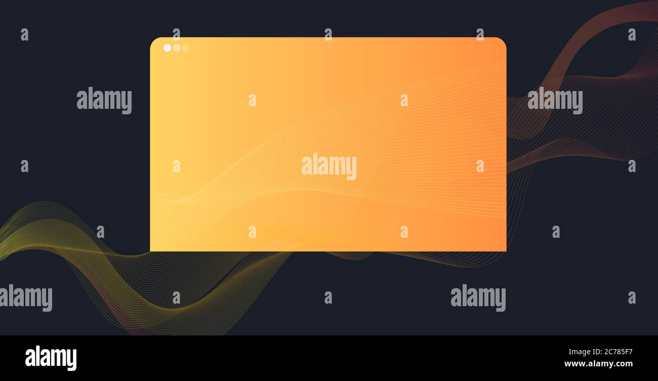 modern web browser window internet empty page ui template horizontal ...