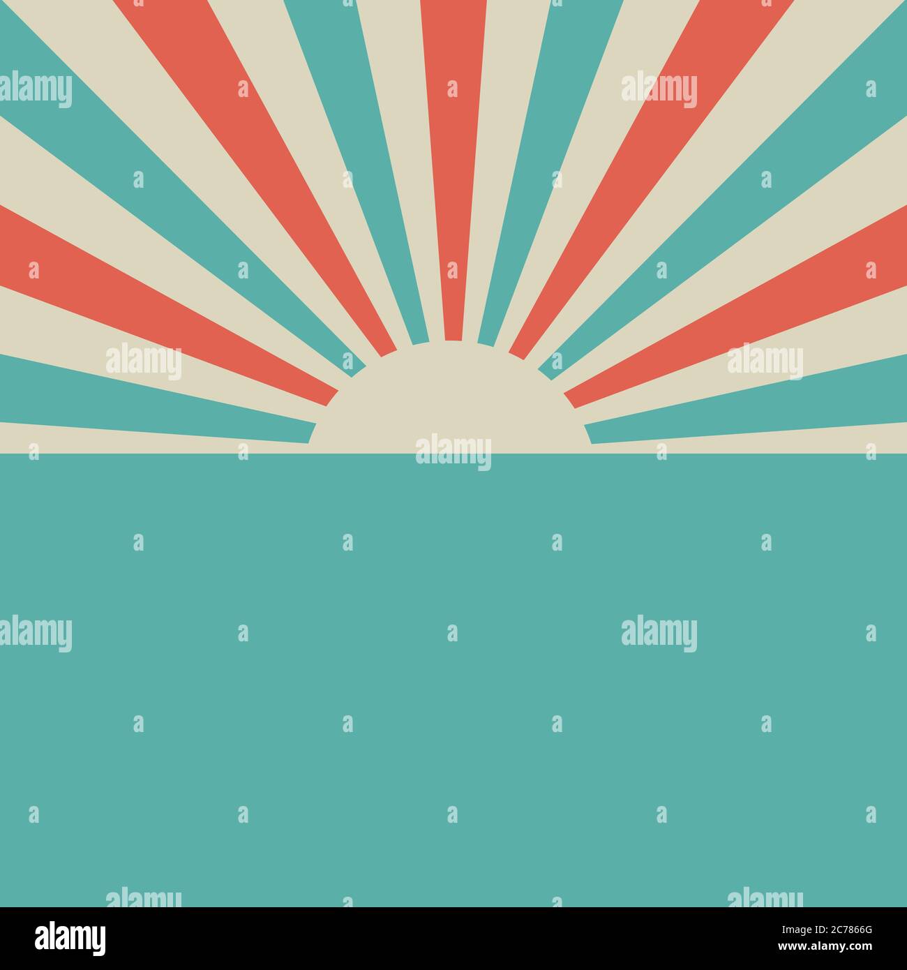 Sunlight retro faded grunge poster. --------------------------- color ...