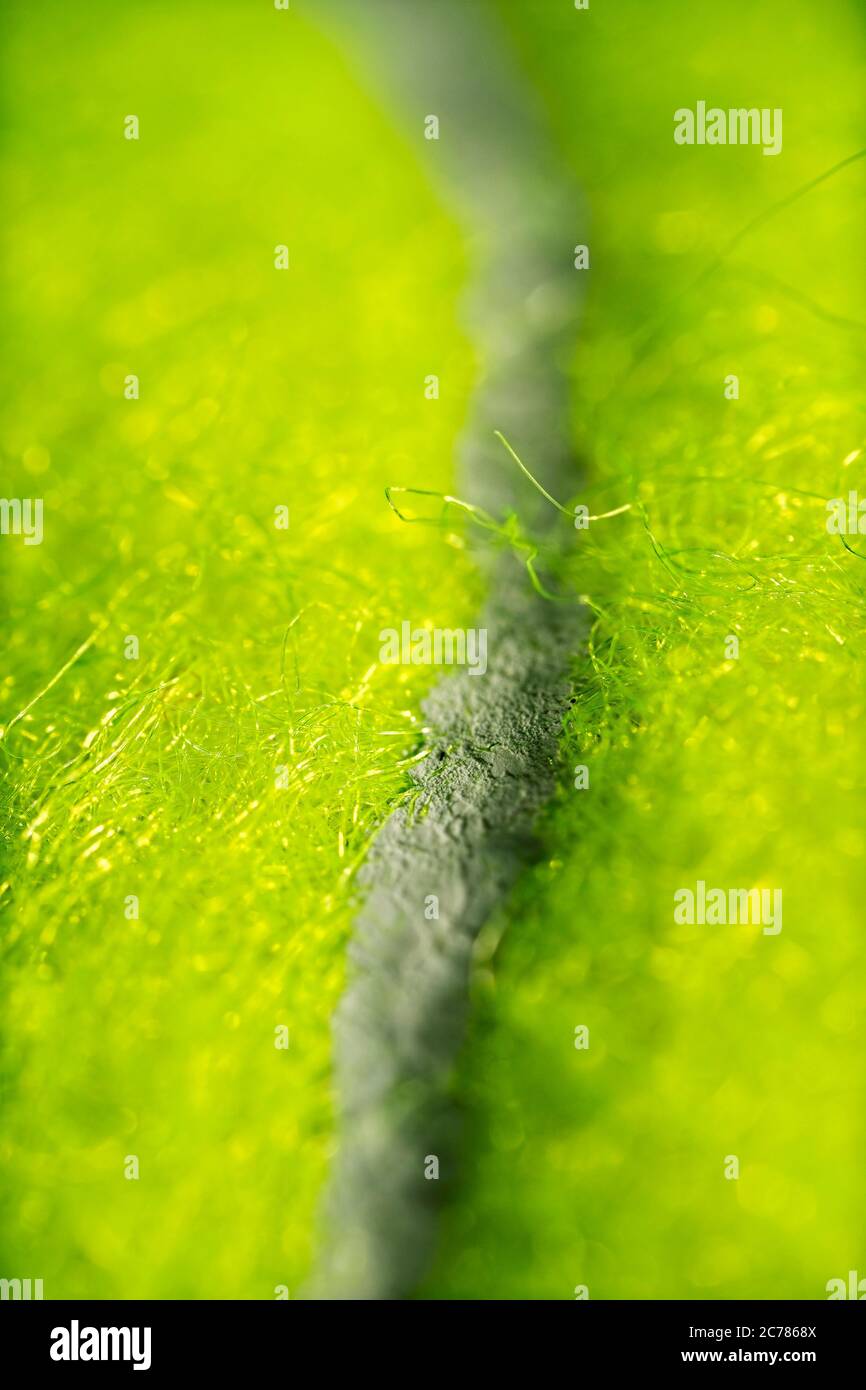 Extreme macro photo of a tennis ball. Sports background Stock Photo - Alamy
