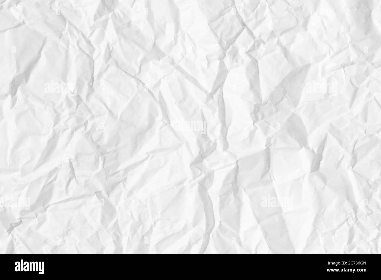 Texture of crumpled white parchment or paper. Abstract background for ...