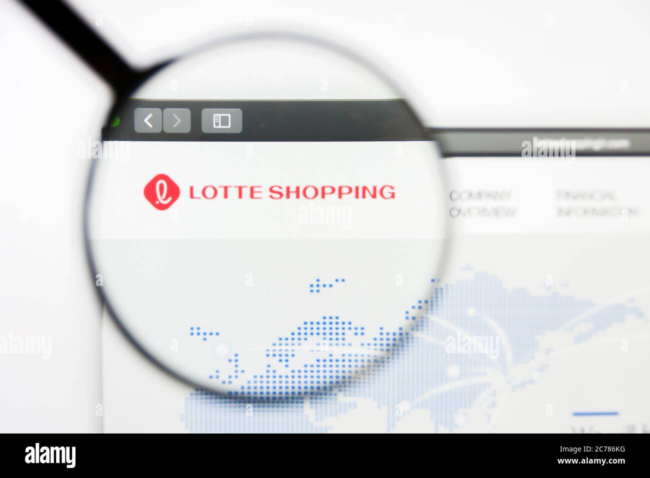 Lotte logo hi-res stock photography and images - Alamy