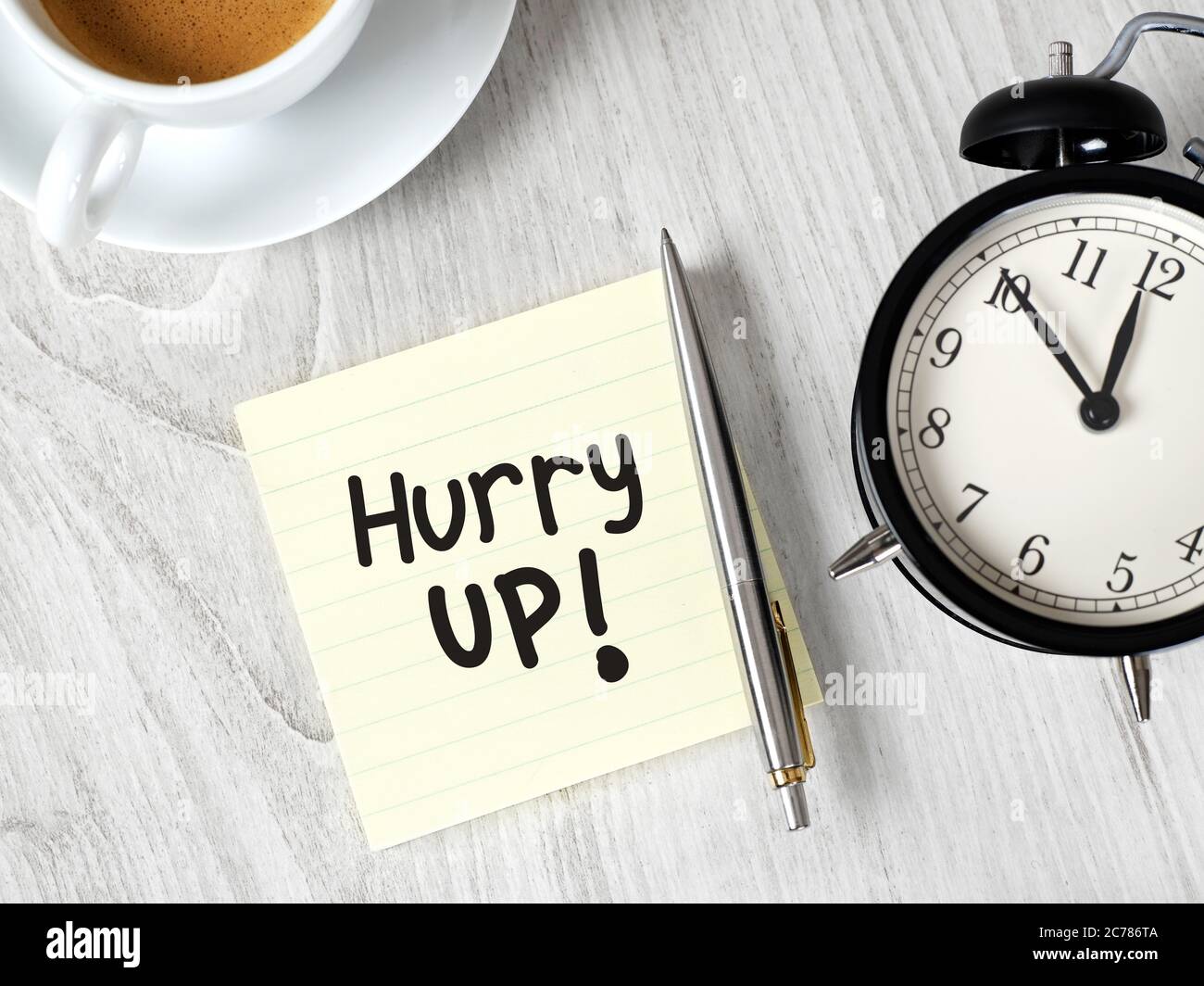 Hurry Up High Resolution Stock Photography and Images - Alamy