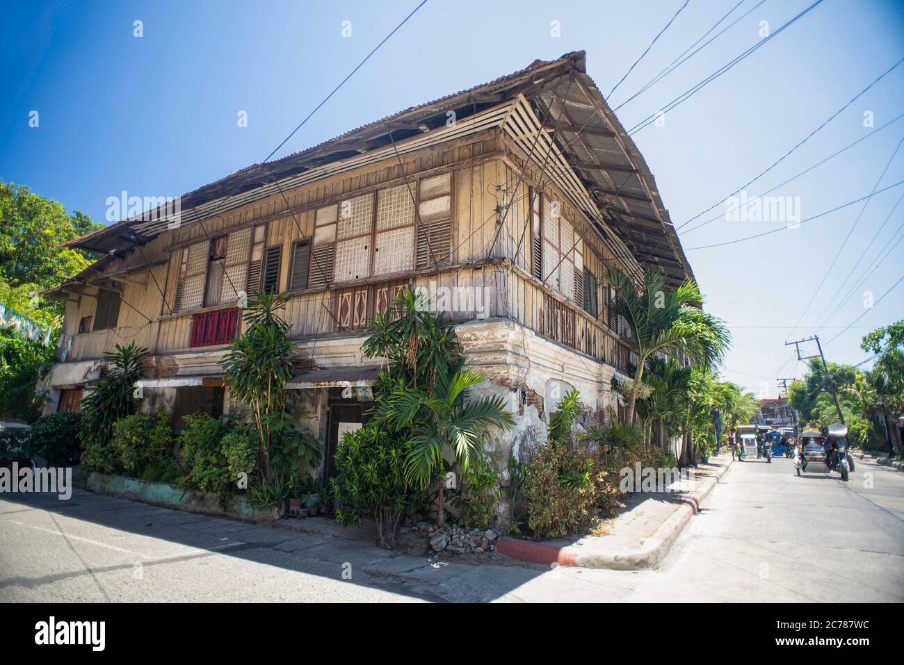 A historic wooden building, Vigan, Philippines Stock Photo - Alamy