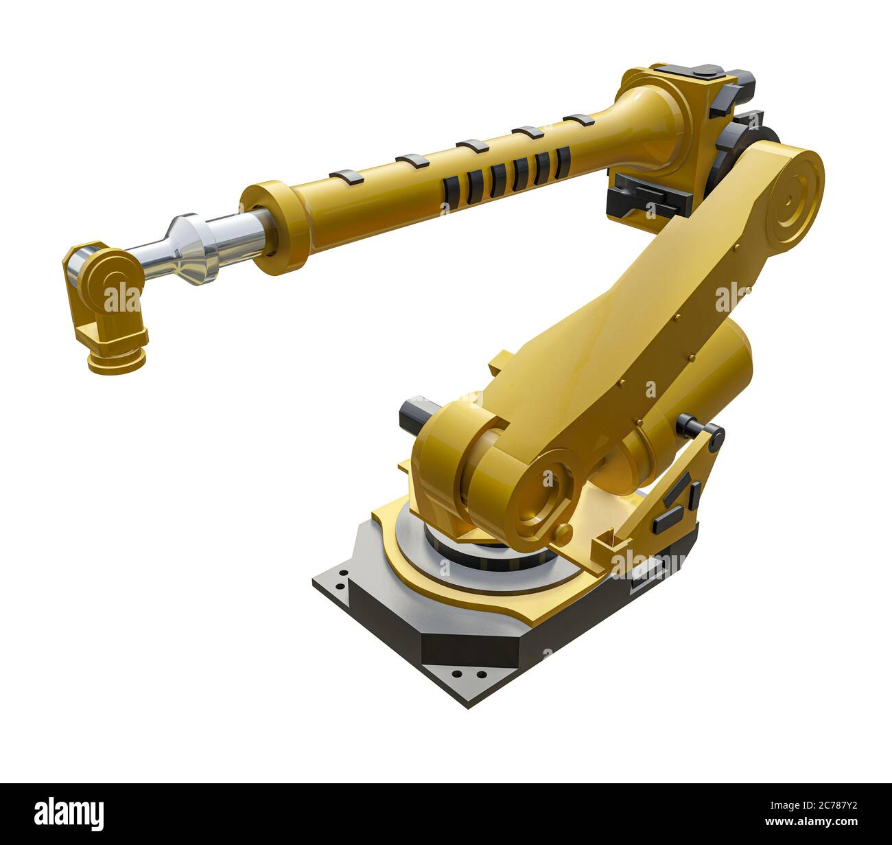 Industrial robot yellow hi-res stock photography and images - Alamy