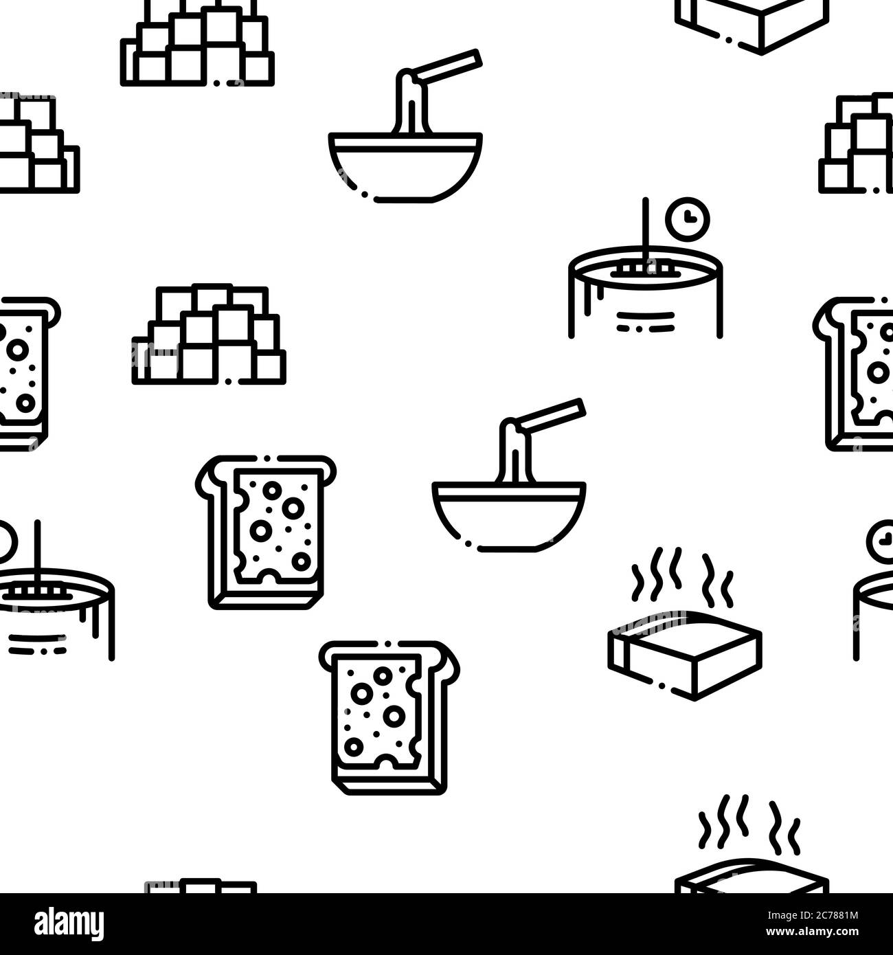 Cheese plate food seamless Black and White Stock Photos & Images - Alamy