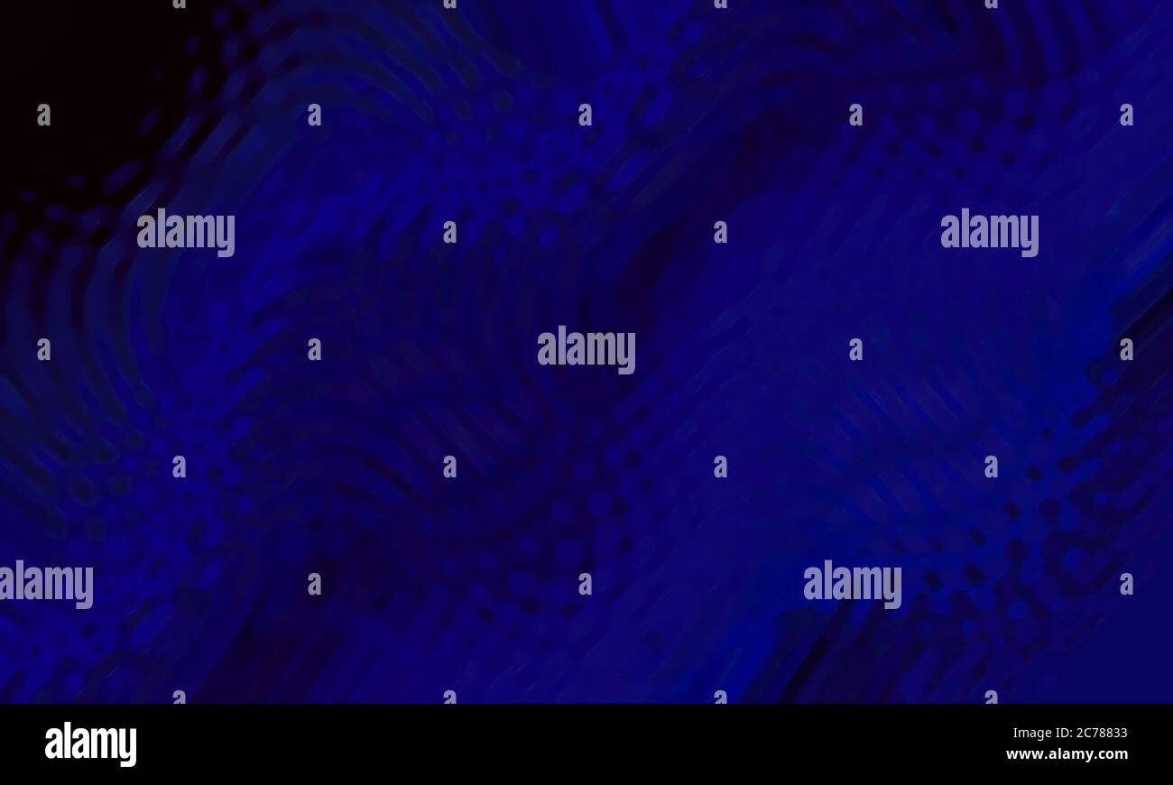 Abstract dark blue gradient background with wavy ripple or water effect ...