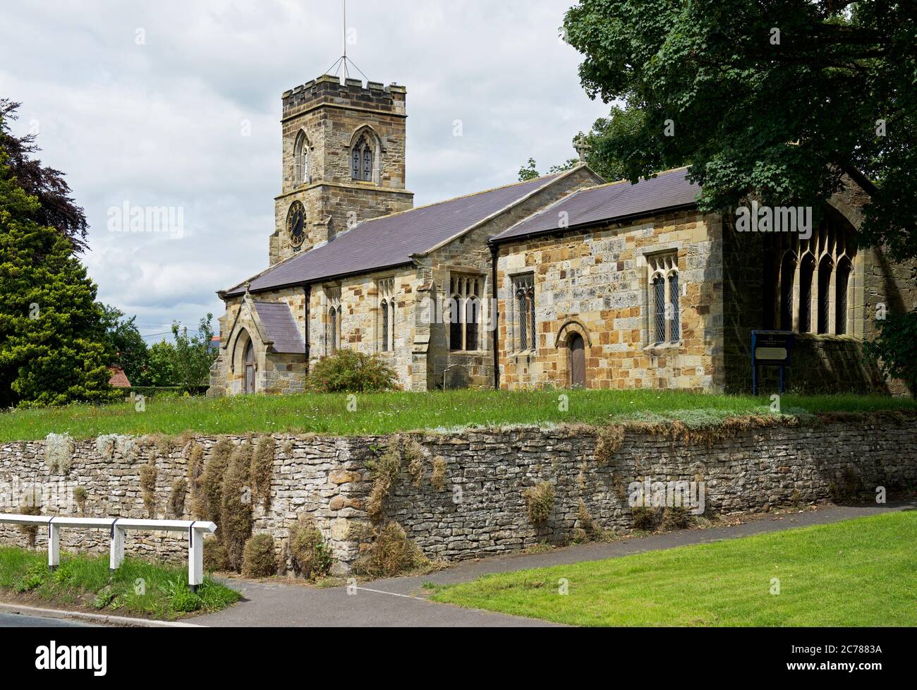 St Nicholas' Church, in the village of Stillington, North Yorkshire ...