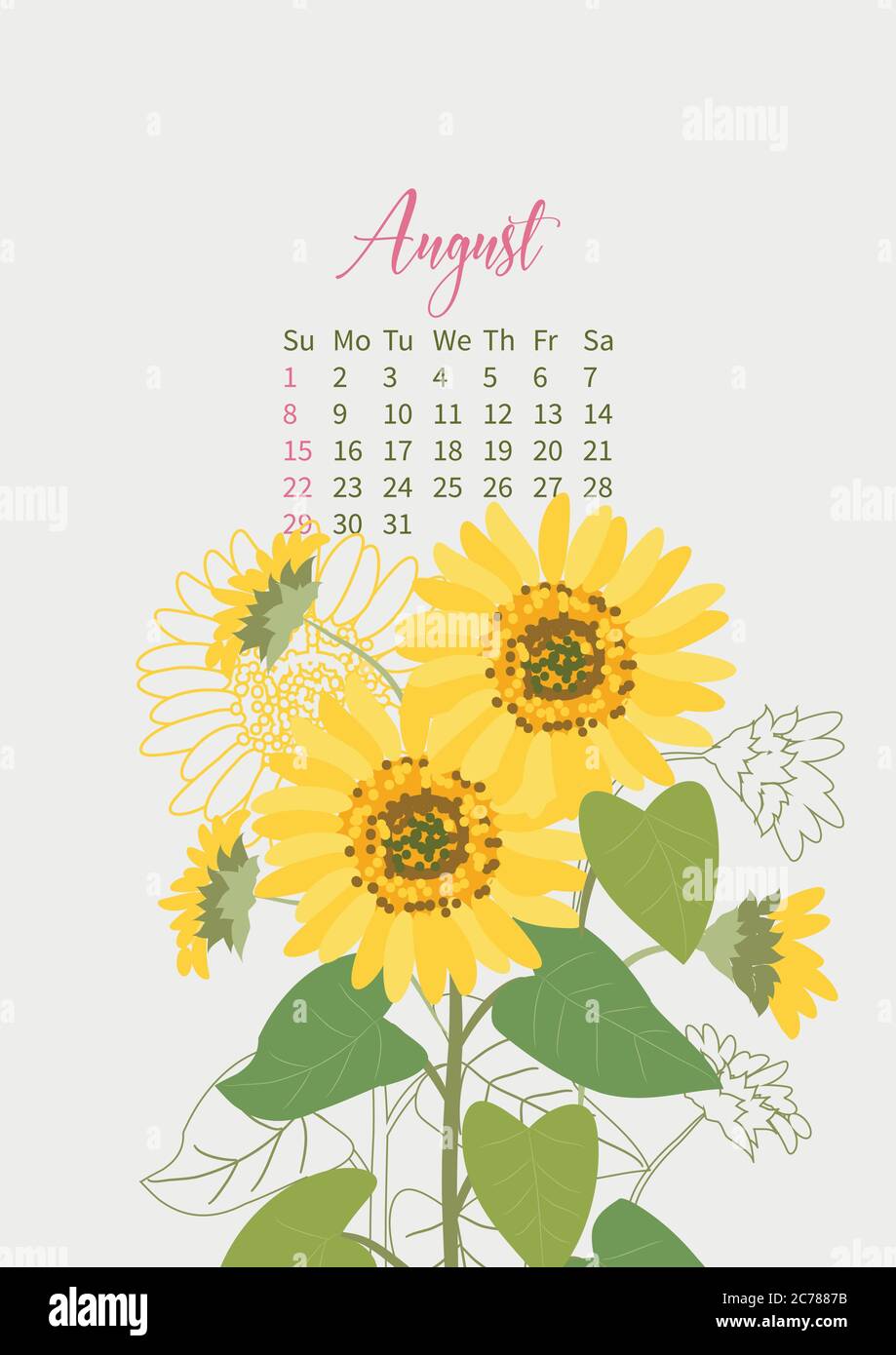 Spring 2021 flowers Stock Vector Images - Alamy
