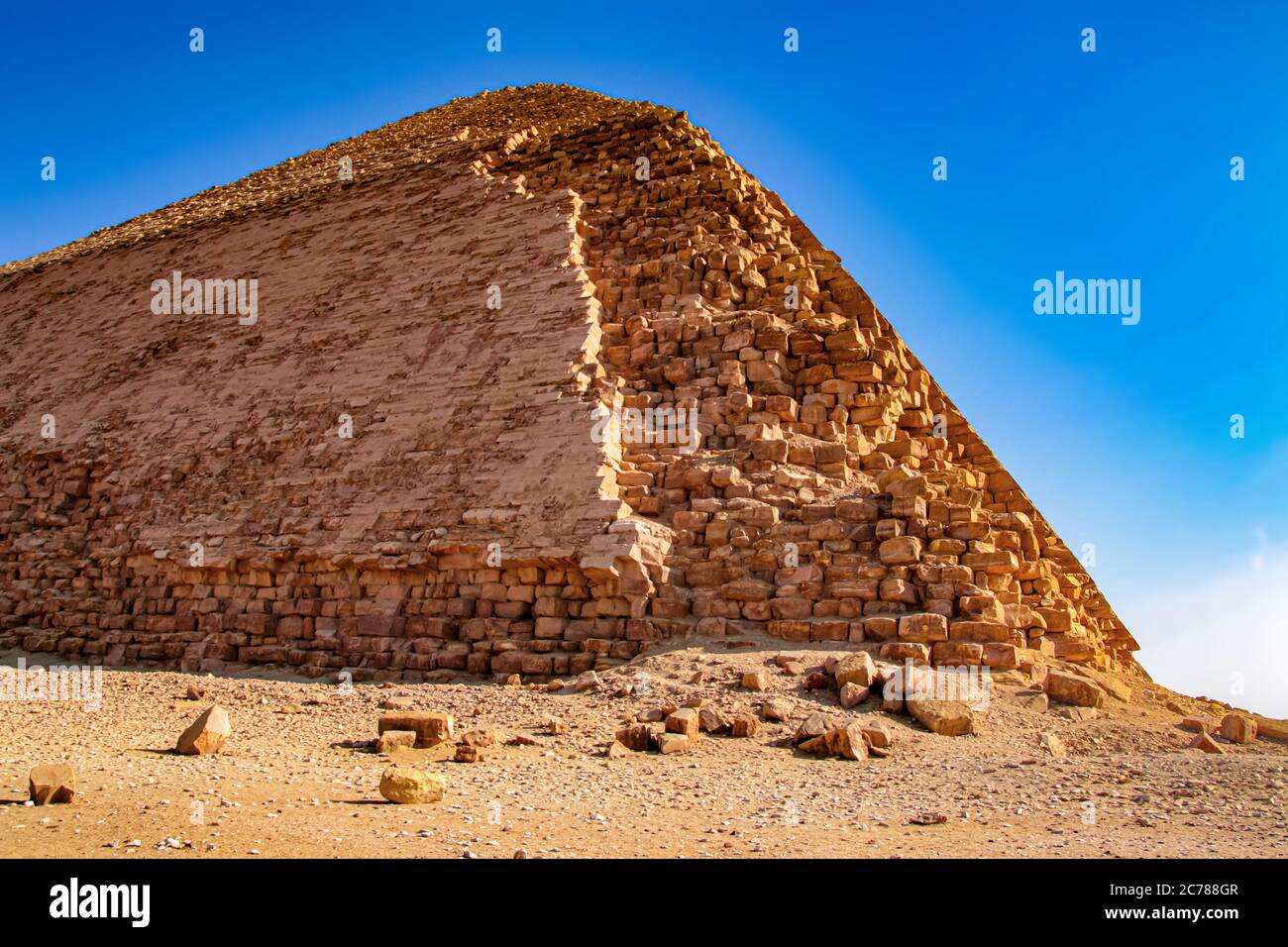 broken pyramid is an Egyptian pyramid in Dakhshur, erected during the ...