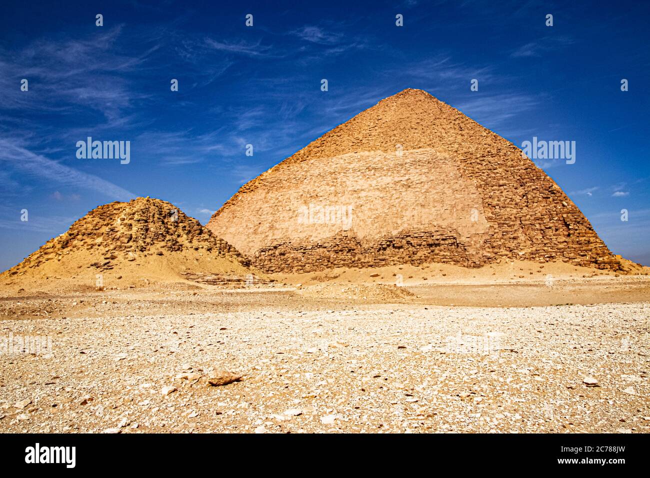 broken pyramid is an Egyptian pyramid in Dakhshur, erected during the ...