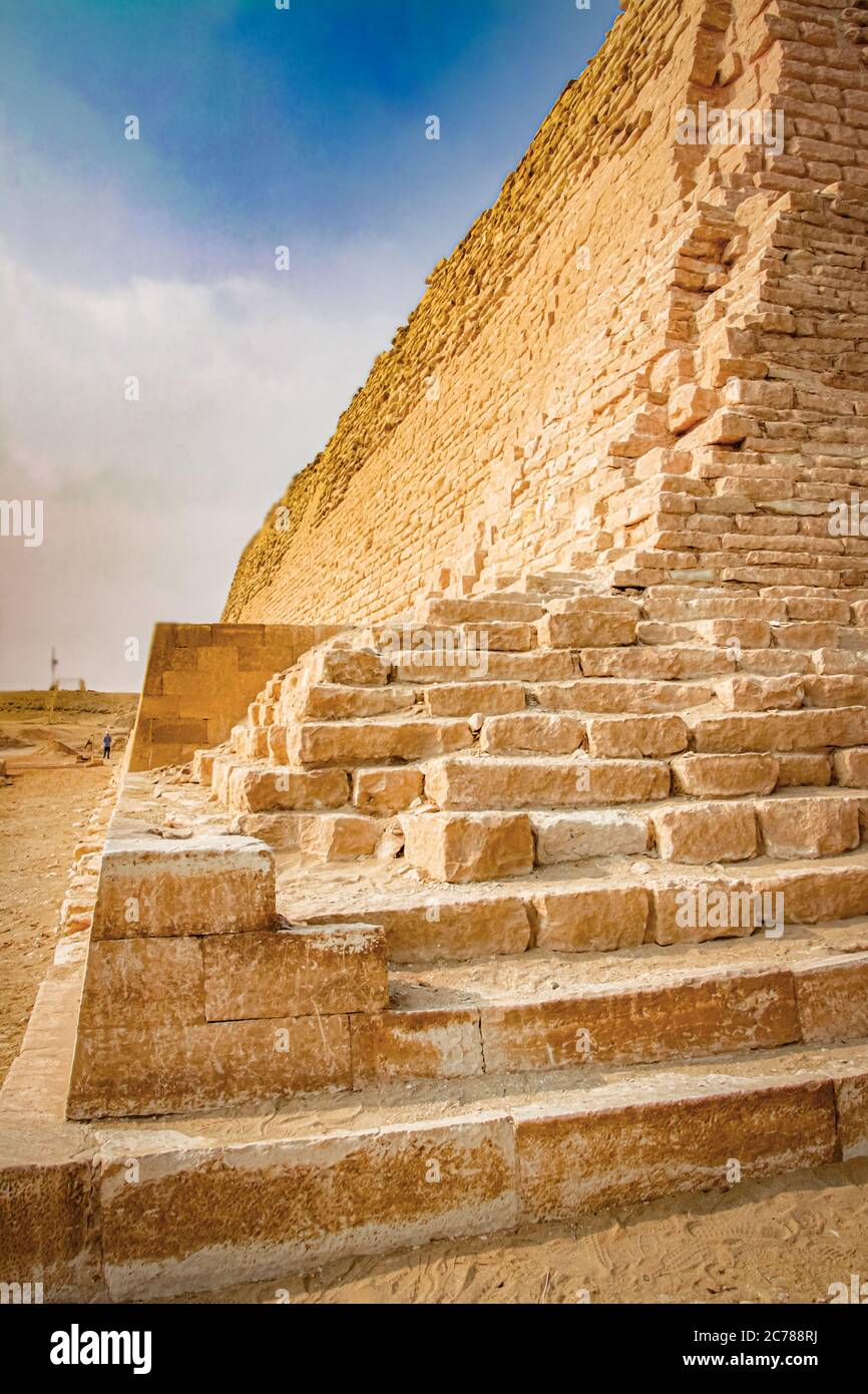 Saqqara step pyramid relief hi-res stock photography and images - Alamy