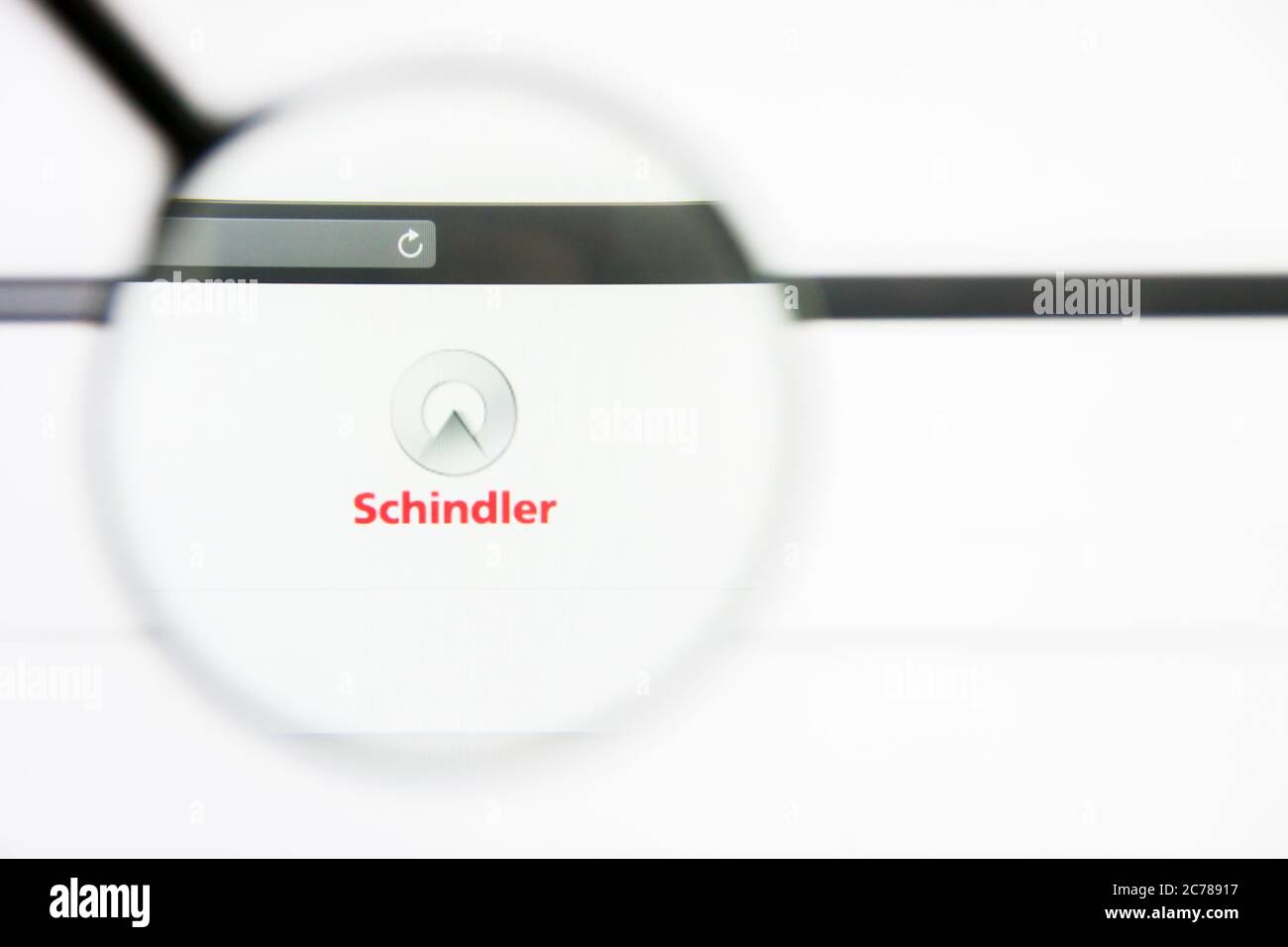 Schindler symbol hi-res stock photography and images - Alamy