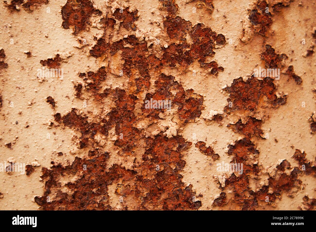 Ginger rusty metal texture. Old painted metal surface Stock Photo - Alamy