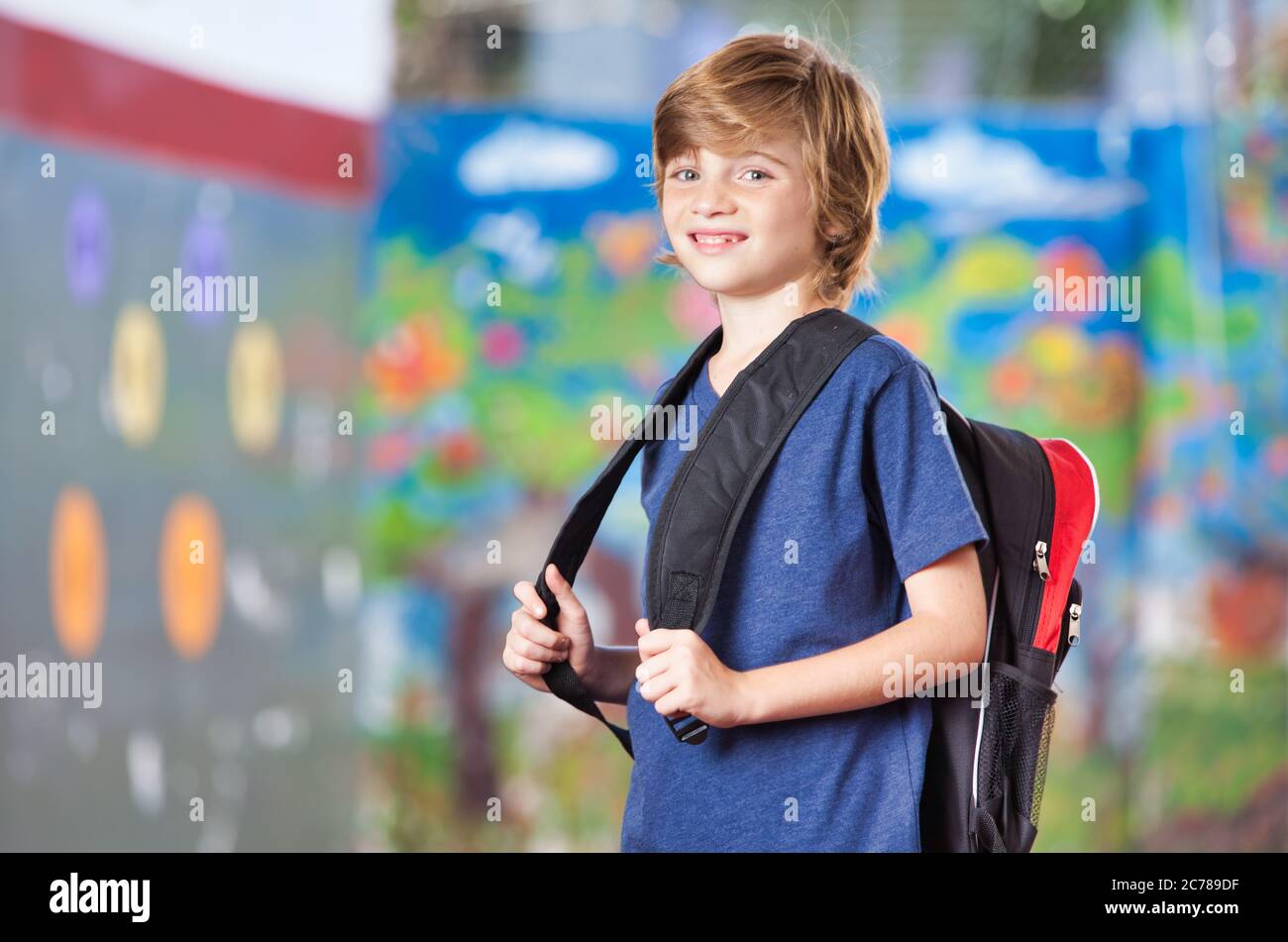 Pre school children backpack hi-res stock photography and images - Alamy