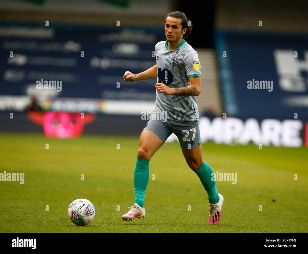LONDON, United Kingdom, JULY 14: Blackburn Rovers' Lewis Travis in ...