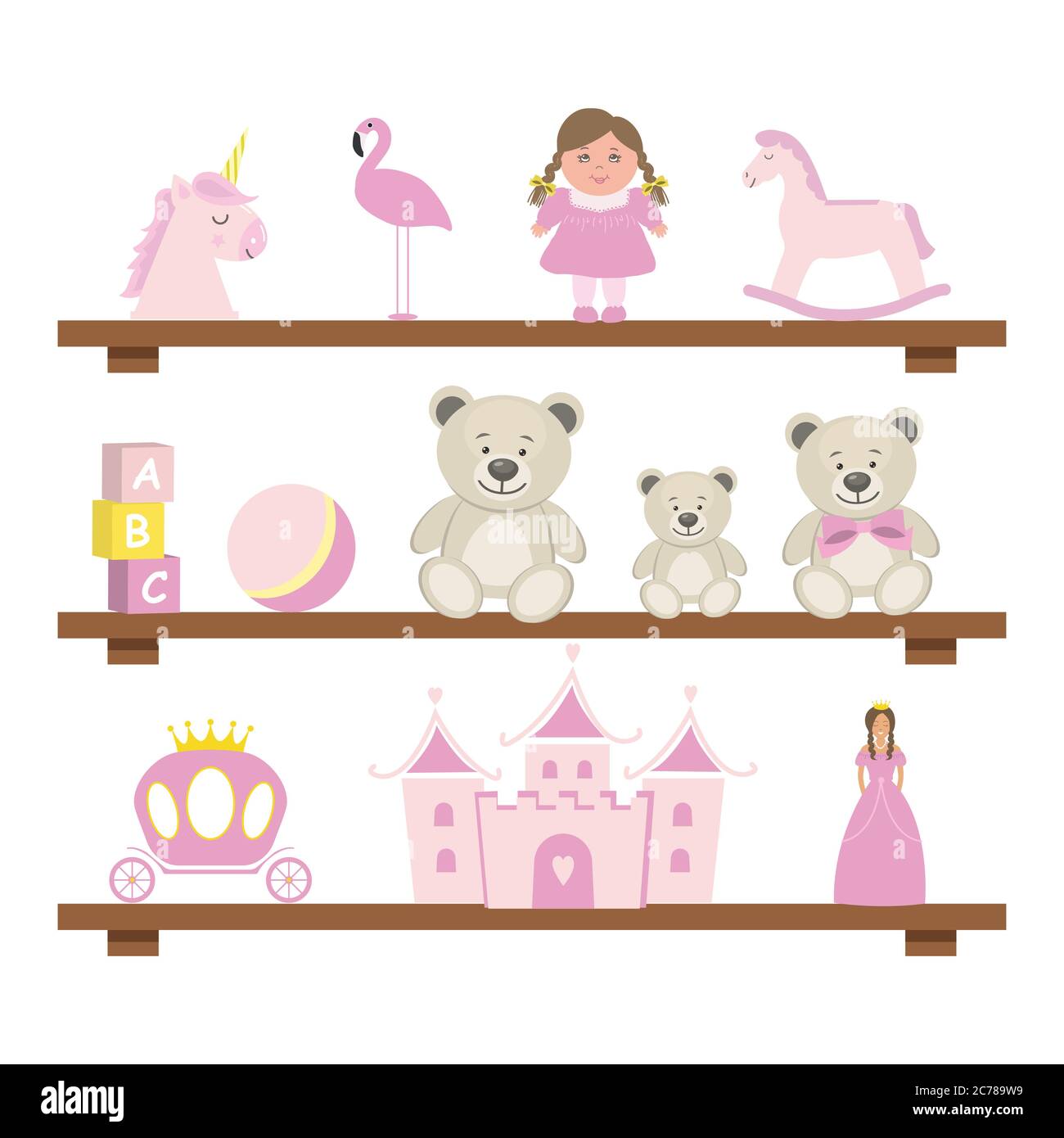 Girls store toy Stock Vector Images - Alamy