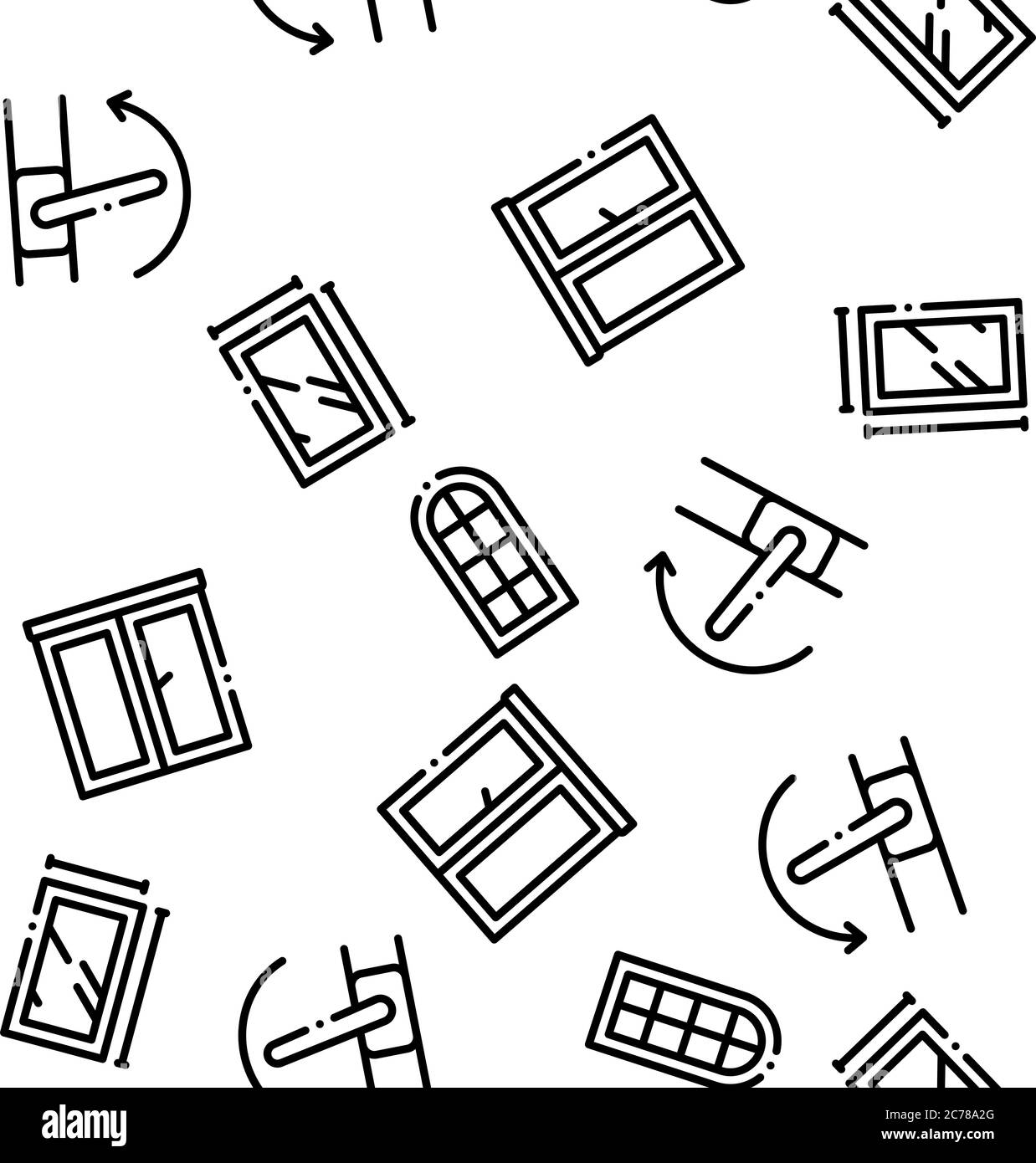 Pvc window frames Black and White Stock Photos & Images - Alamy