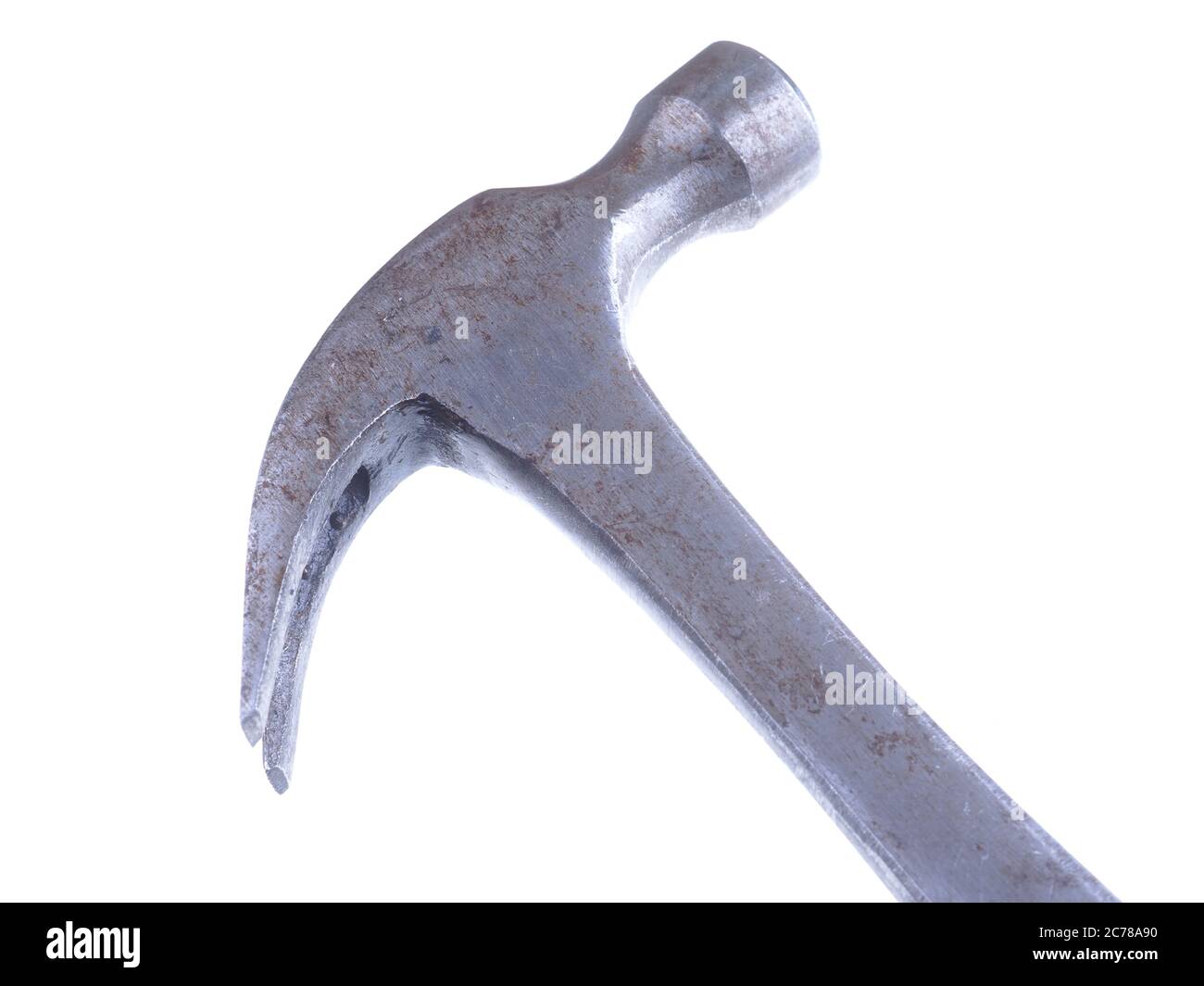 metal hammer on a white background Stock Photo - Alamy